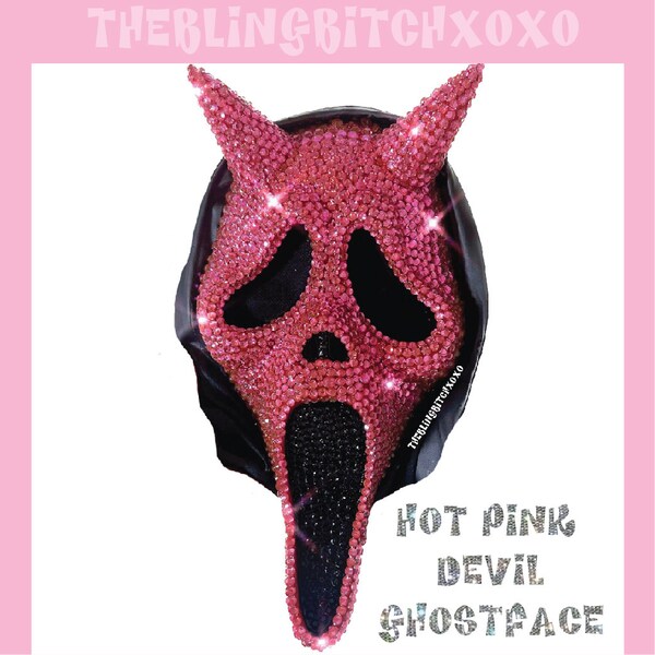 Bedazzled Scream Mask - Etsy