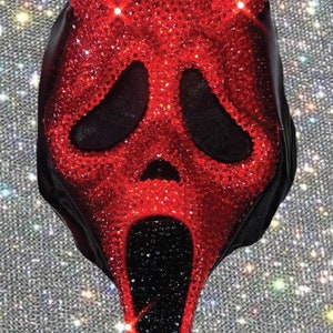 Ghostface Bling Crystal Rhinestone Scream Mask - Etsy