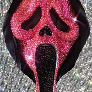 Ghostface Bling Crystal Rhinestone Scream Mask - Etsy