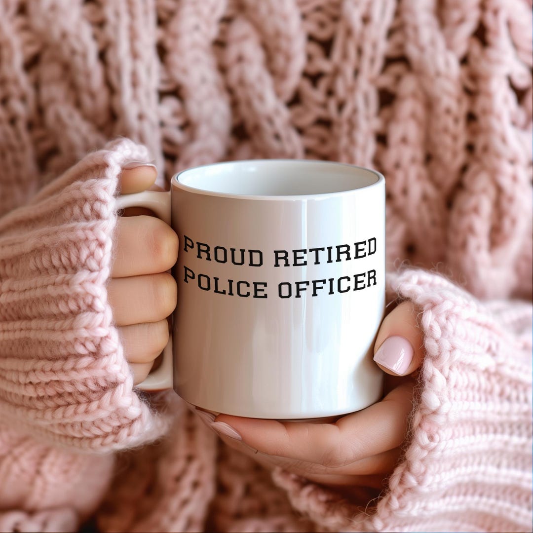 Police Retirement Gift Police Officer Gifts Thin Blue Line Engraved ...