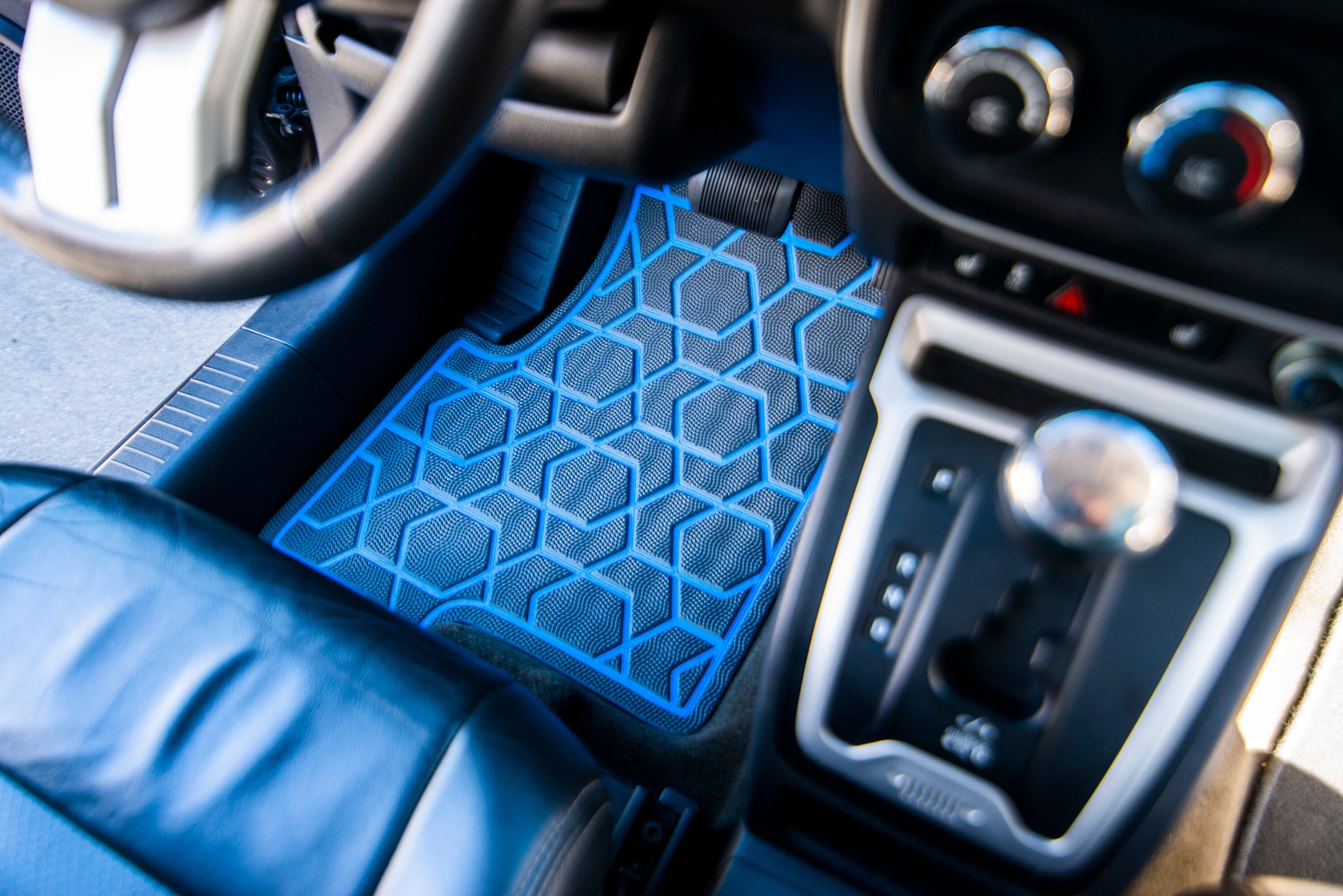 Custom Car Floor Mats With Hexagons, Personalizated Car Mats for All ...