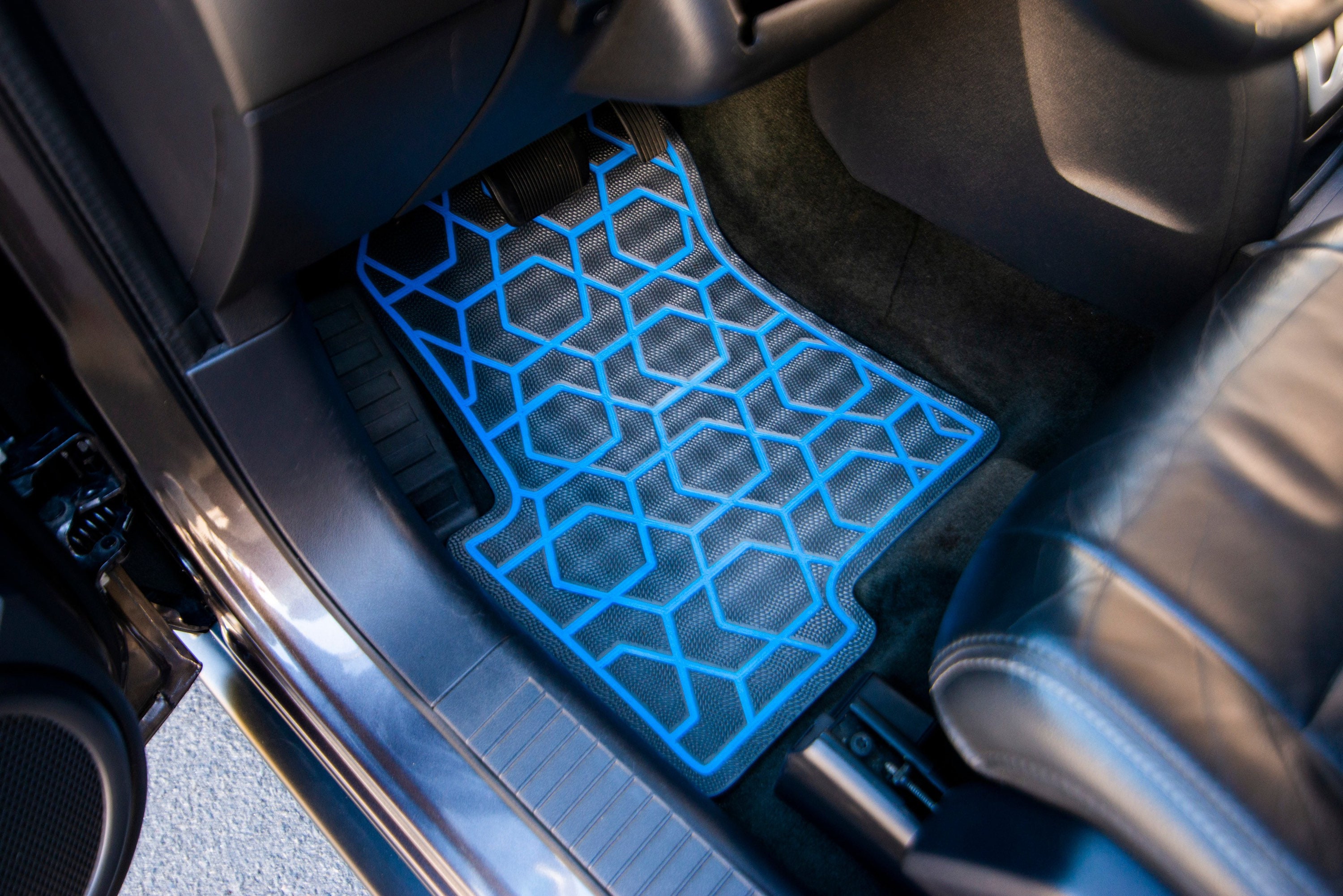 Custom Car Floor Mats With Hexagons, Personalizated Car Mats for All ...
