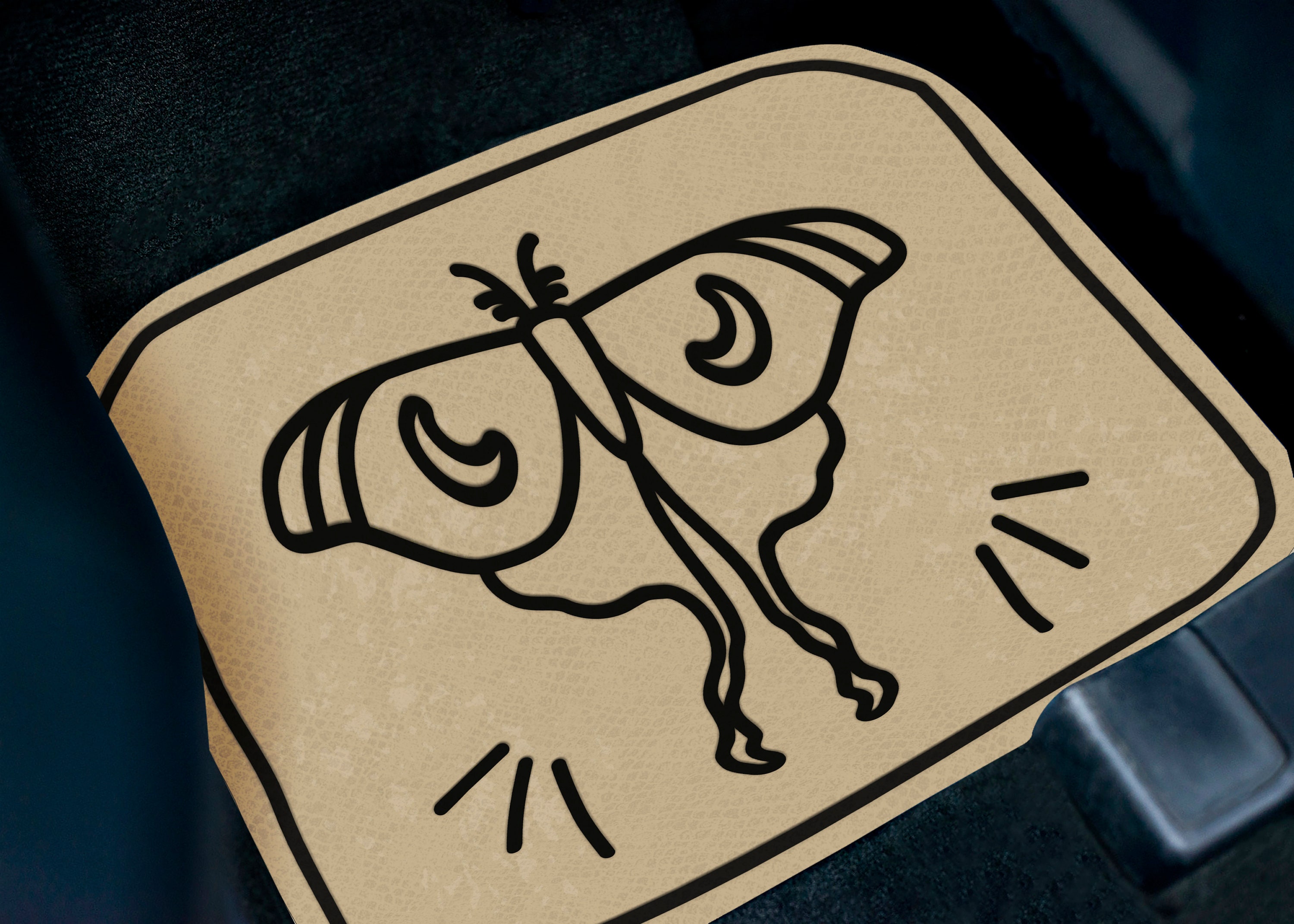 Luna Moth Car Floor Mats Pastel Goth Car Interior Decor - Etsy