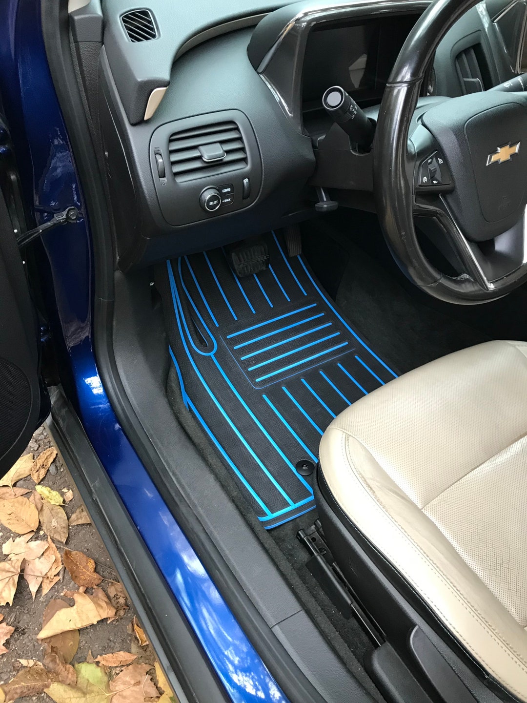 Minimalist Car Rug, Custom Car Floor Mats Parallel, Full Set+trunk ...