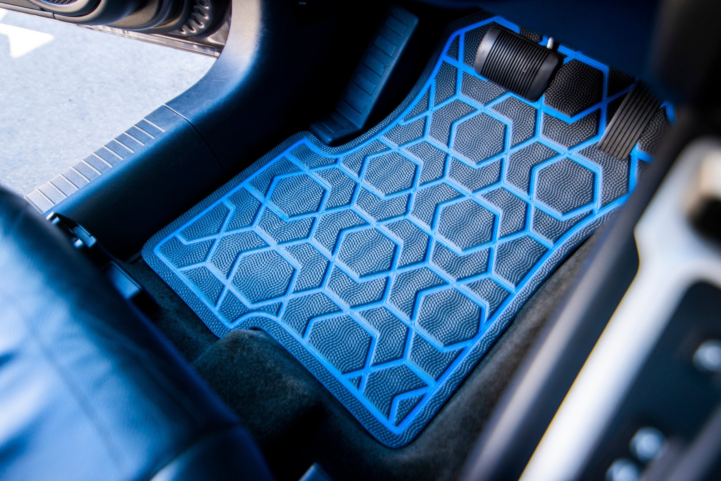 Custom Car Floor Mats With Hexagons, Personalizated Car Mats for All ...