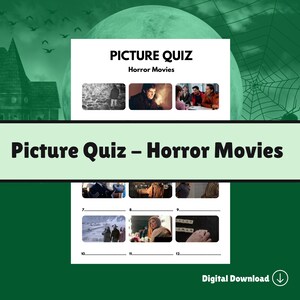 Horror Movies Printable Picture Quiz | Test Your Scary Film Knowledge ...