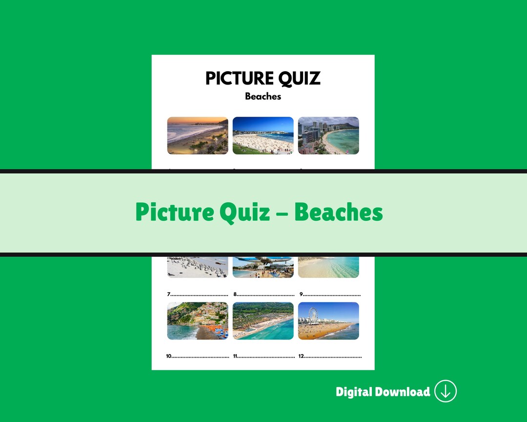 Printable Picture Quiz Beaches | Test Your Geography Knowledge | Pub ...