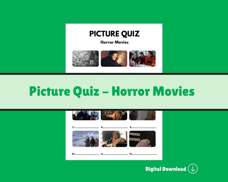 Printable Picture Quiz Horror Movies | Test Your Scary Film Knowledge ...