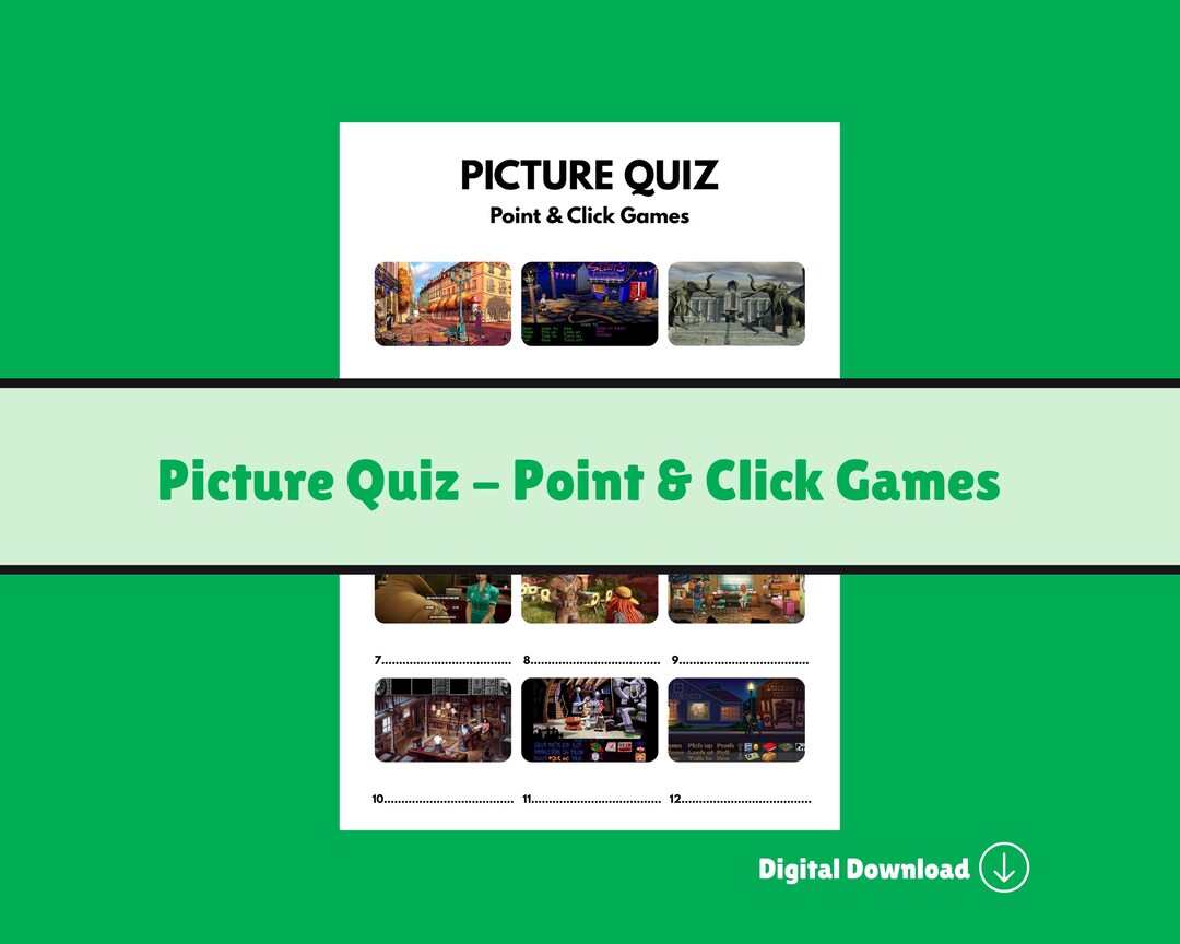 Printable Picture Quiz Point & Click Games | Test Your Video Games ...