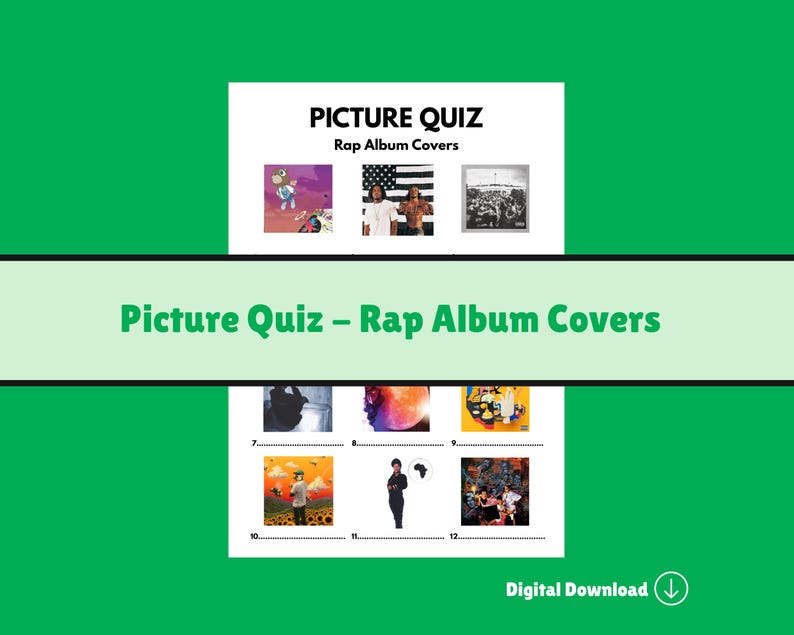 Printable Picture Quiz Rap Album Covers | Test Your Hip Hop Knowledge ...