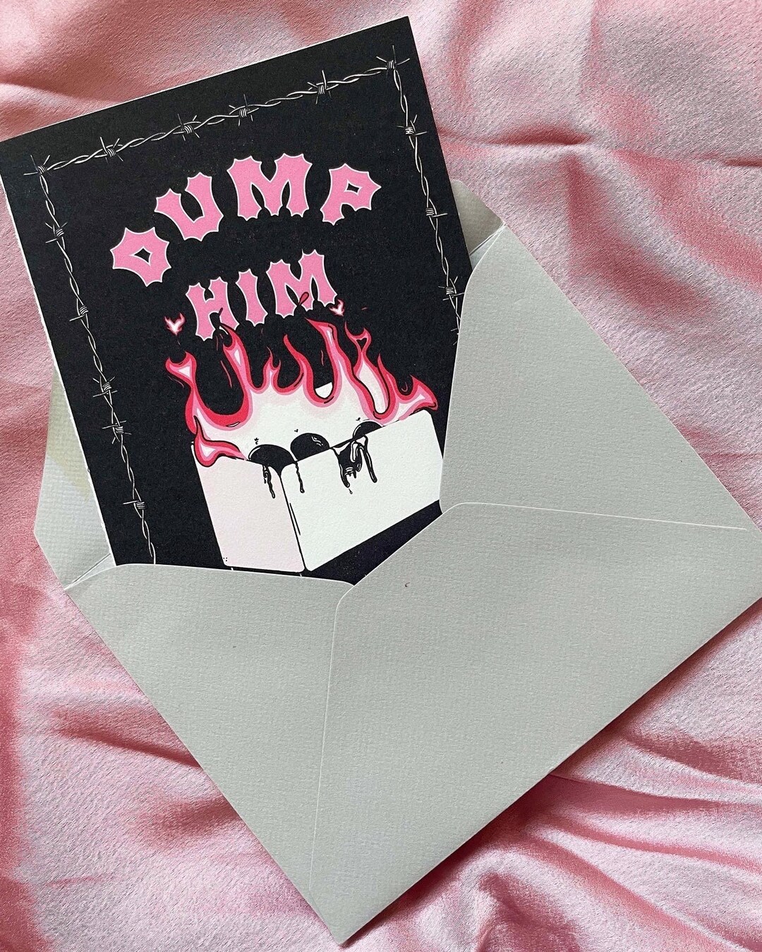 Dump Him / Dumped Him Valentine's Day Card - Etsy