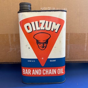 Oilzum Bar and Chain Oil Can - Etsy