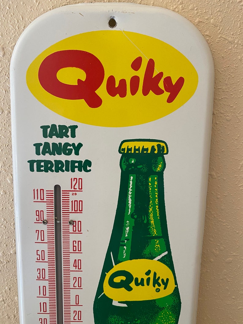 Vintage Quiky Soda Thermometer - Etsy