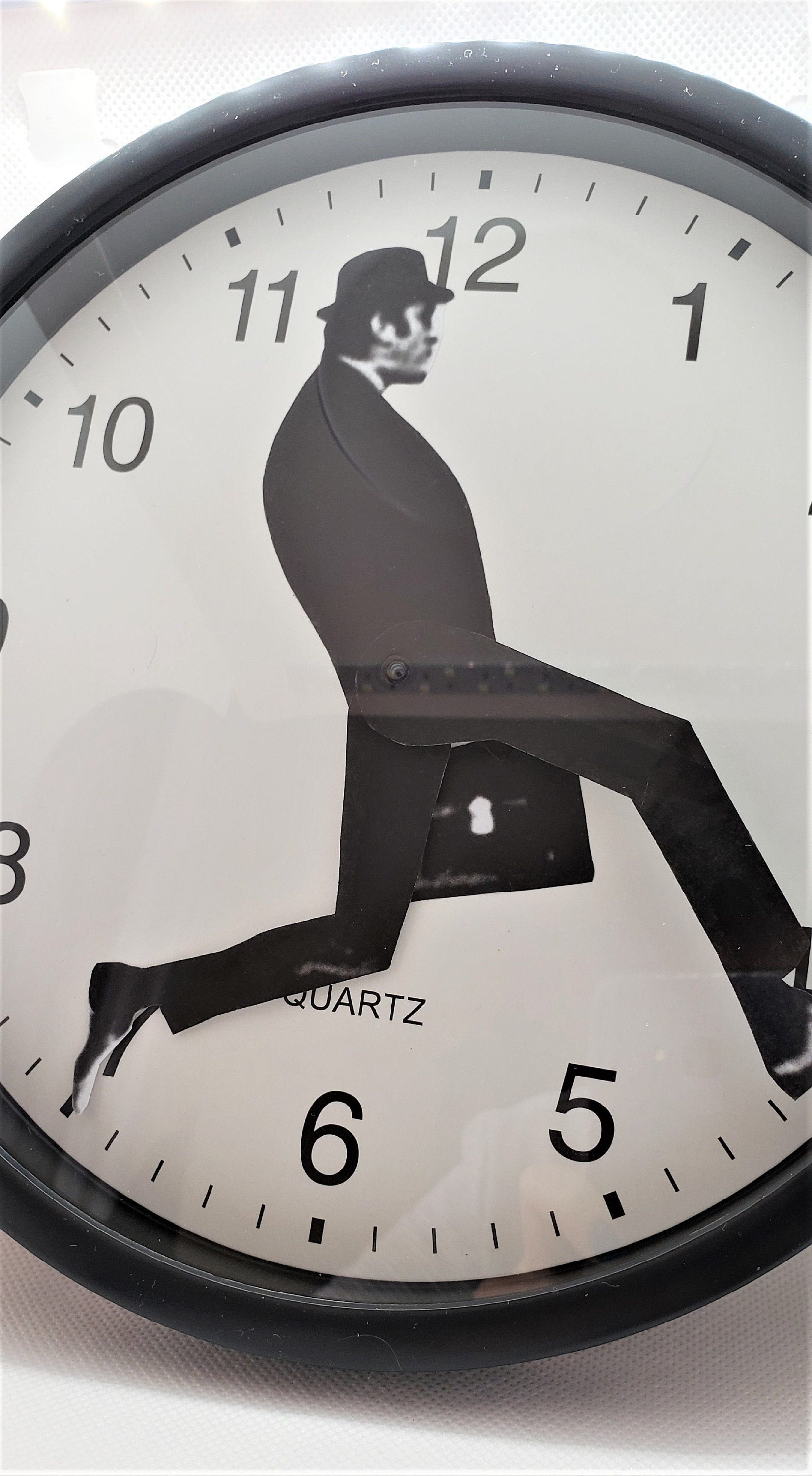 Wall clock black and white funny Ministry of Silly Walks Silly | Etsy