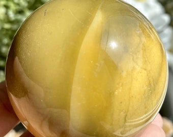 Yellow Mookaite Ball - Etsy