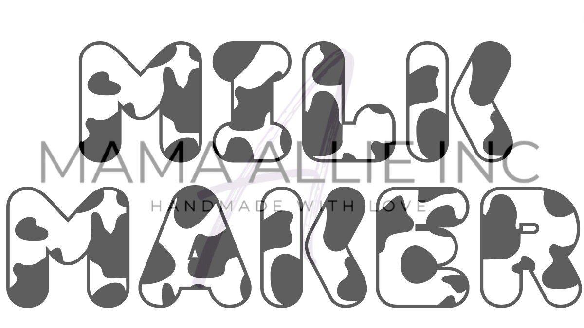 Milk Maker SVG PNG, Mama SVG, Mom Svg, Cow, Cow Print, for Cricut ...