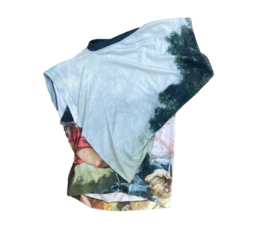 VIVIENNE WESTWOOD Asymmetric Hebo Top With Boucher Print. Size - Etsy