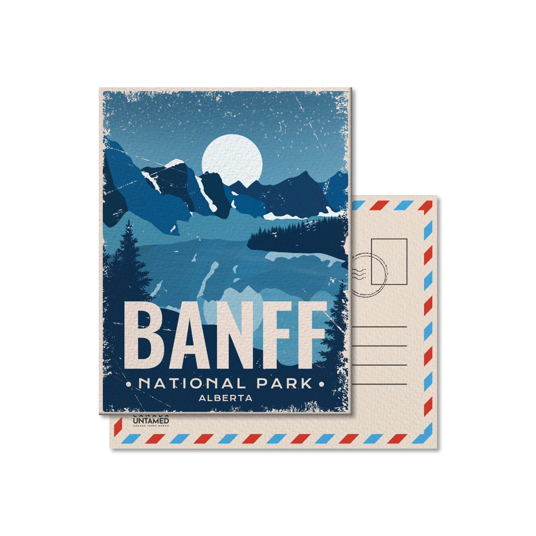 Banff National Park of Canada Postcard, Vintage, Postcards, National ...
