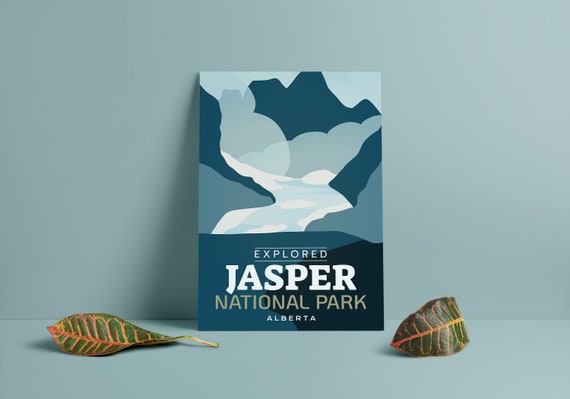 Jasper National Park 'explored' Poster Park Posters - Etsy Canada