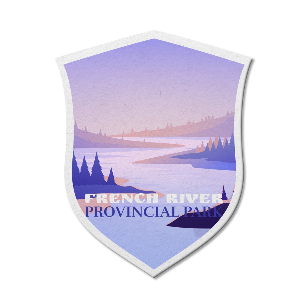 French River Ontario Provincial Park Waterproof Vinyl Sticker, Laptop ...