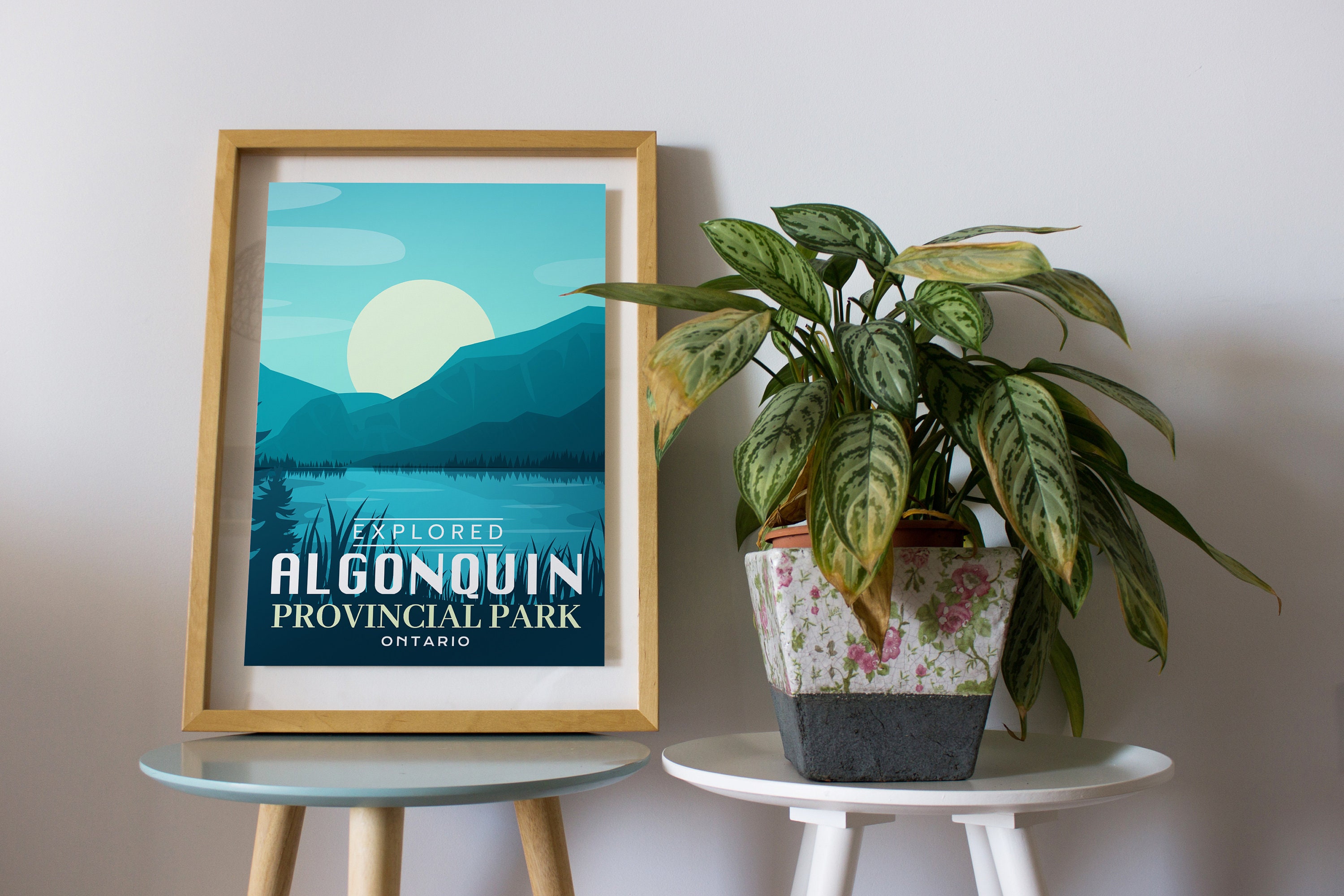 Algonquin Provincial Park 'Explored' Poster Park | Etsy