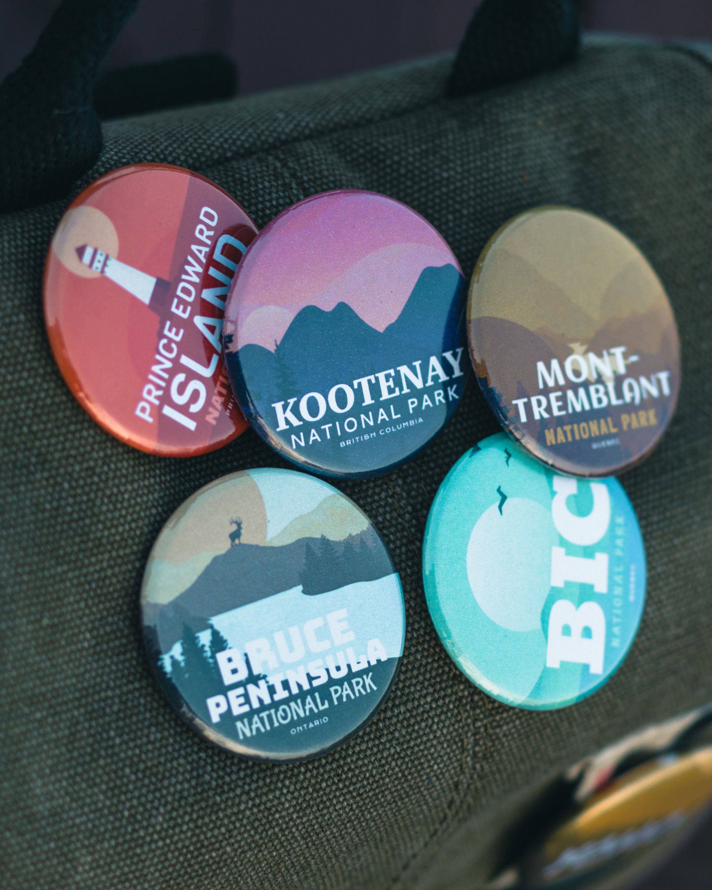 Pinback Buttons Canada National Parks Edition - Etsy UK