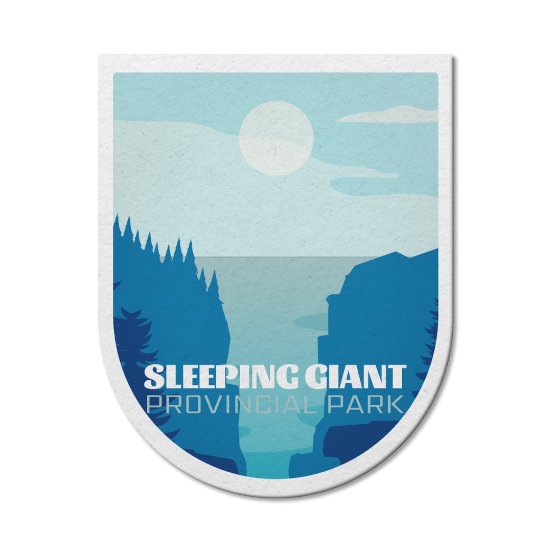 Sleeping Giant Ontario Provincial Park Waterproof Sticker, Laptop ...
