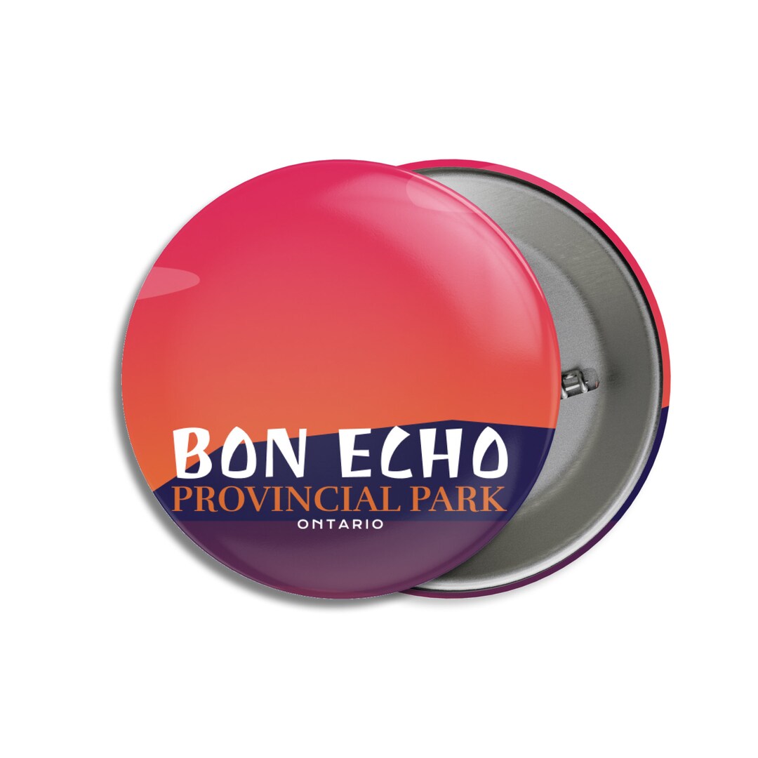 Bon Echo Provincial Park of Ontario Pinback Button, Canada Parks, 1.75 ...