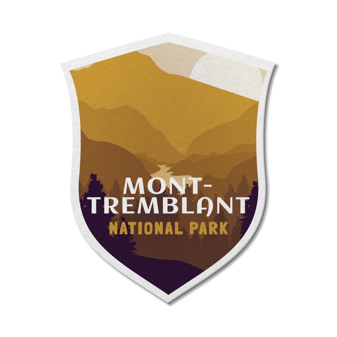 Mont-tremblant Quebec National Park Waterproof Vinyl Sticker, Laptop ...