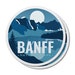 Banff National Park of Canada Waterproof Vinyl Sticker - Etsy