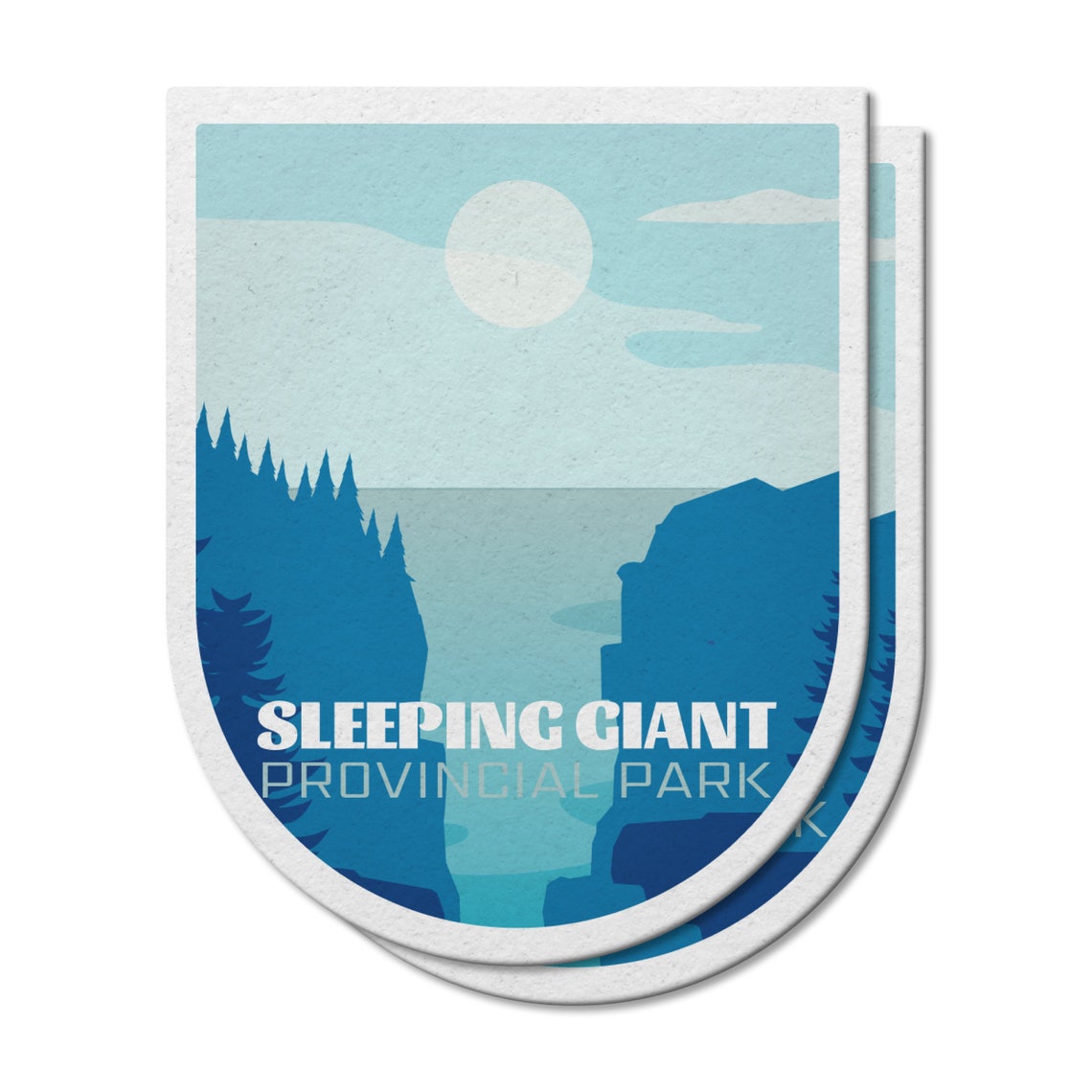 Sleeping Giant Ontario Provincial Park Waterproof Sticker, Laptop ...