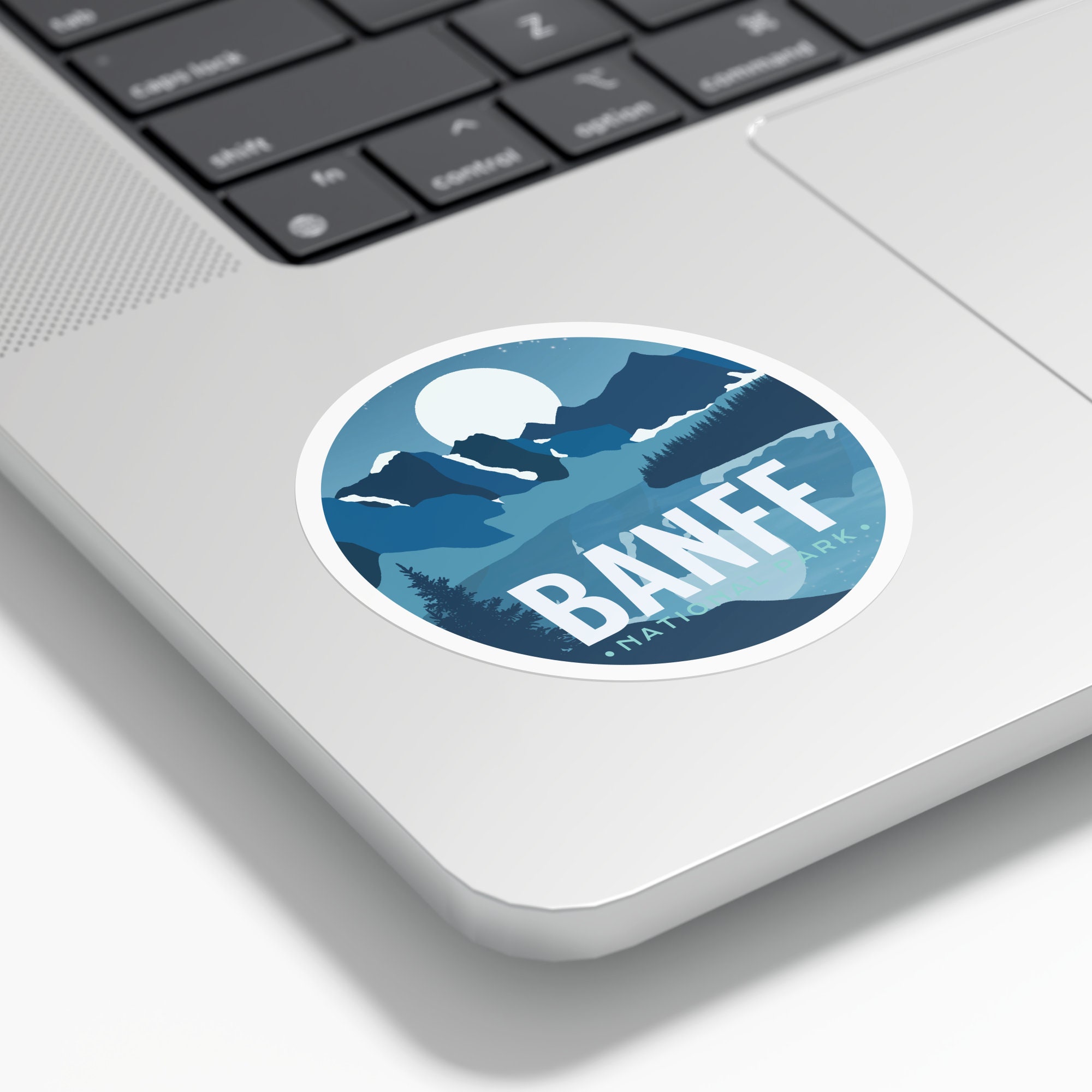 Banff National Park of Canada Waterproof Vinyl Sticker, Laptop Stickers ...