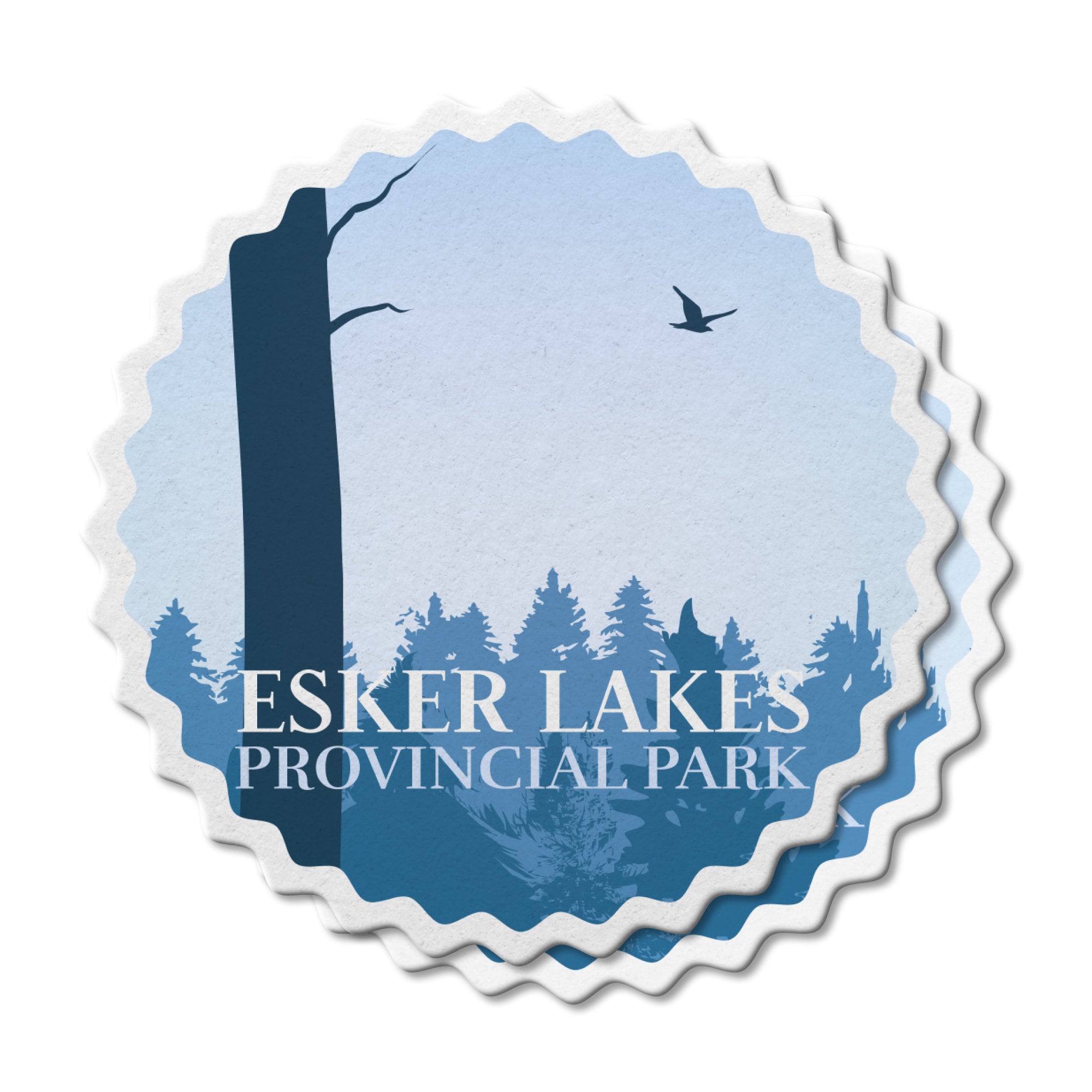 Esker Lakes Ontario Provincial Park Waterproof Vinyl Sticker, Laptop ...