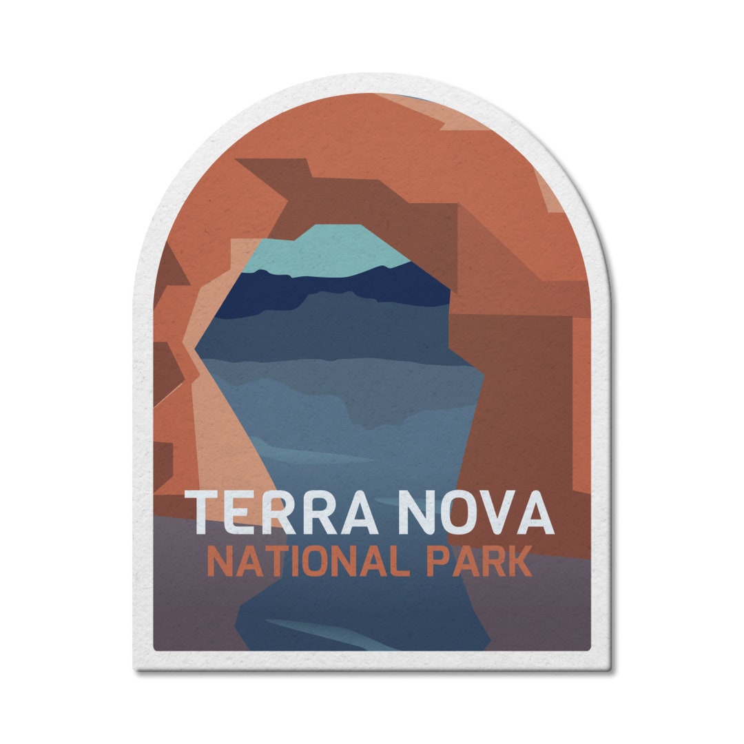 Terra Nova National Park of Canada Waterproof Vinyl Sticker, Laptop ...