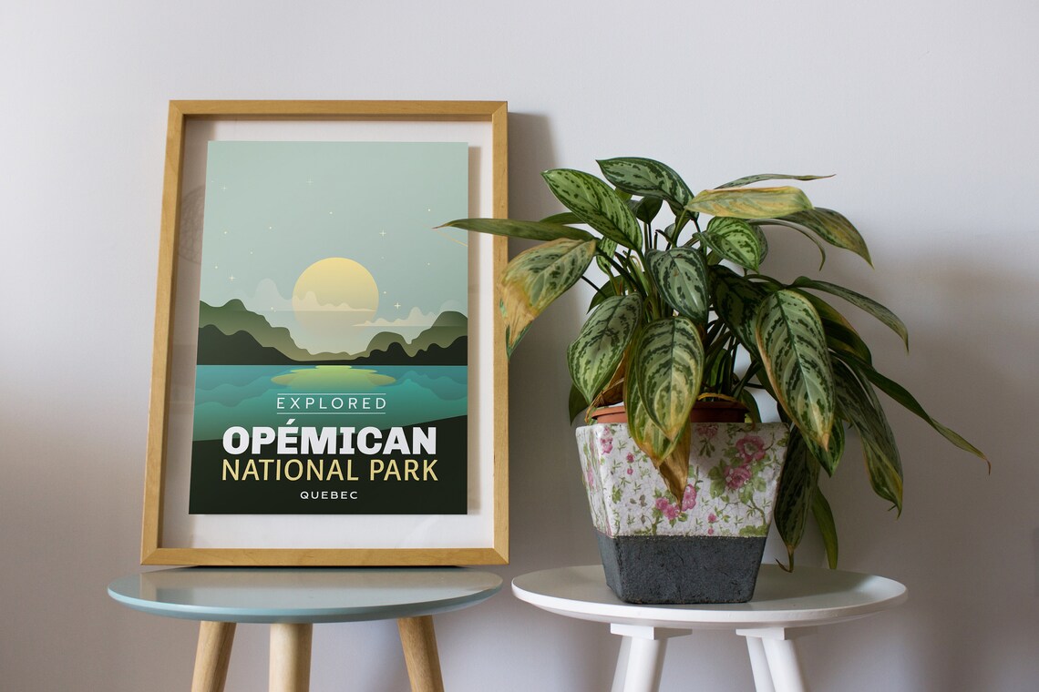 Opemican National Park 'Explored' Poster Park | Etsy
