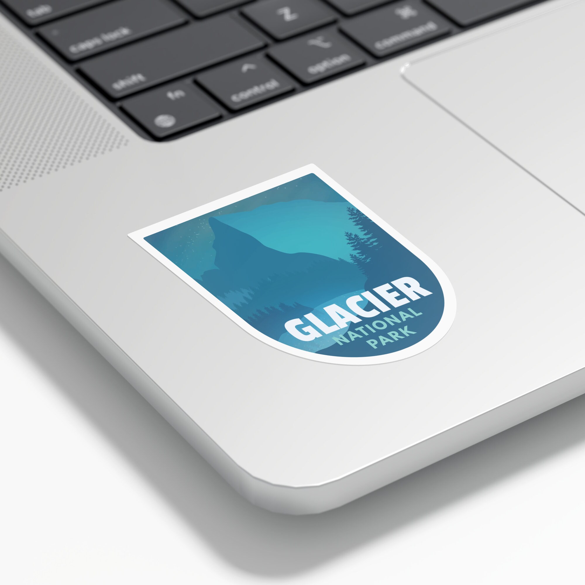 Glacier National Park of Canada Waterproof Vinyl Sticker, Laptop ...