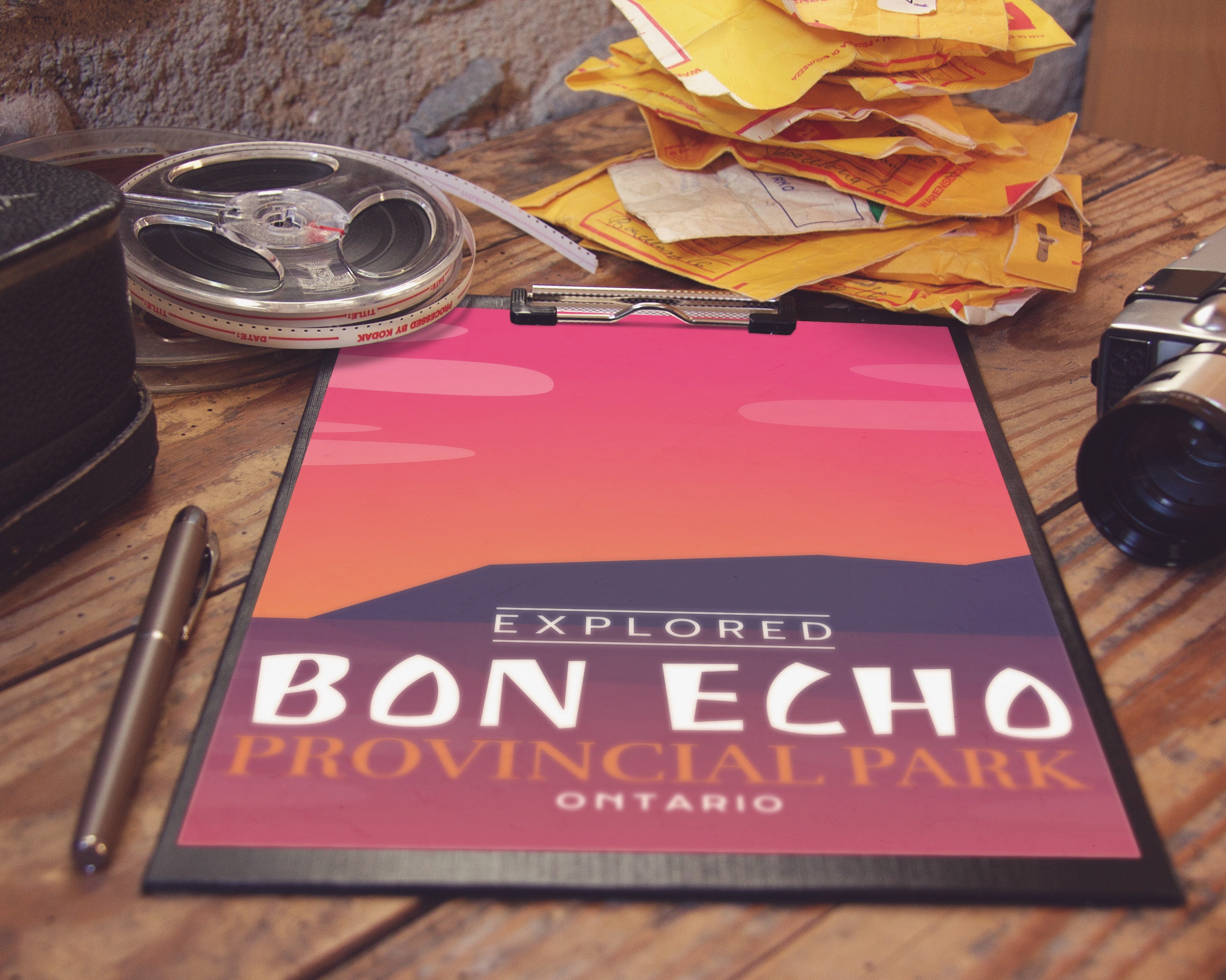 Bon Echo Provincial Park 'explored' Poster Park - Etsy Canada