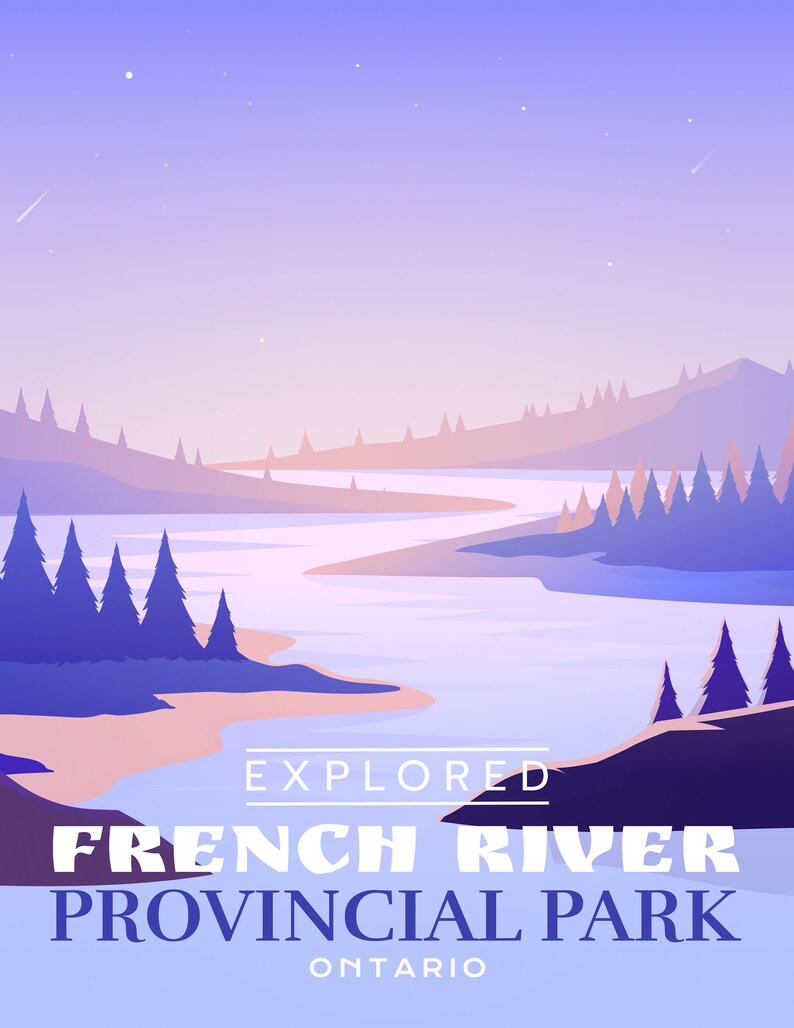French River Provincial Park 'explored' Poster, Park Posters, Home ...