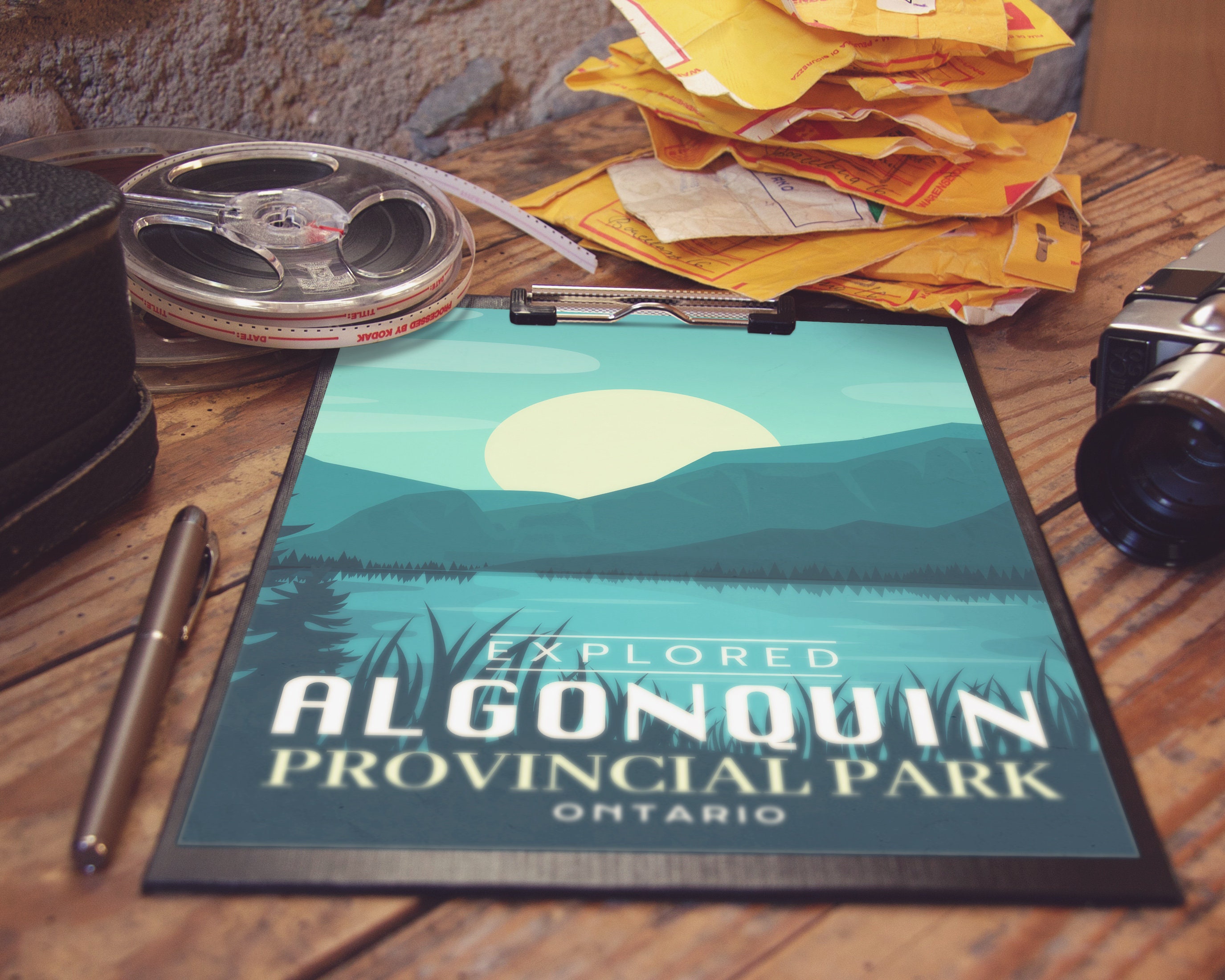 Algonquin Provincial Park 'Explored' Poster Park | Etsy