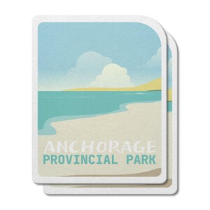 Anchorage New Brunswick Provincial Park Waterproof Vinyl Sticker ...