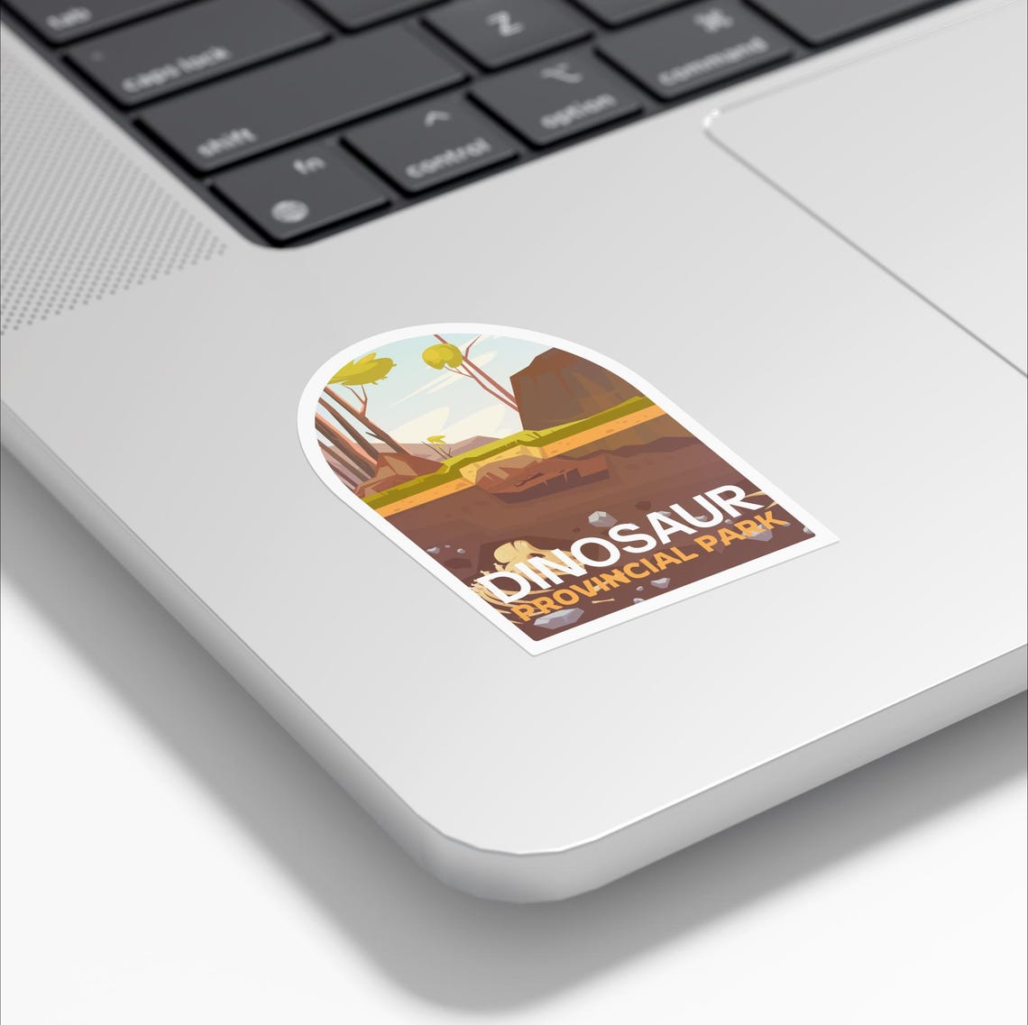 Dinosaur Alberta Provincial Park Waterproof Vinyl Sticker, Laptop ...