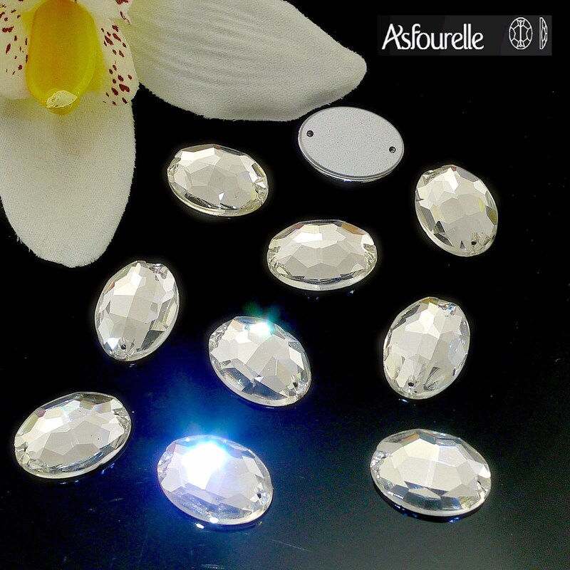 Oval Rhinestones - Etsy