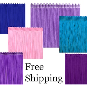 7" High Density Nylon Chainette Fringe - FREE SHIPPING - Etsy