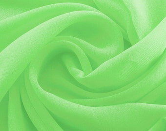 Jolene LIGHT MINT GREEN Polyester Two-tone Chiffon Fabric by - Etsy