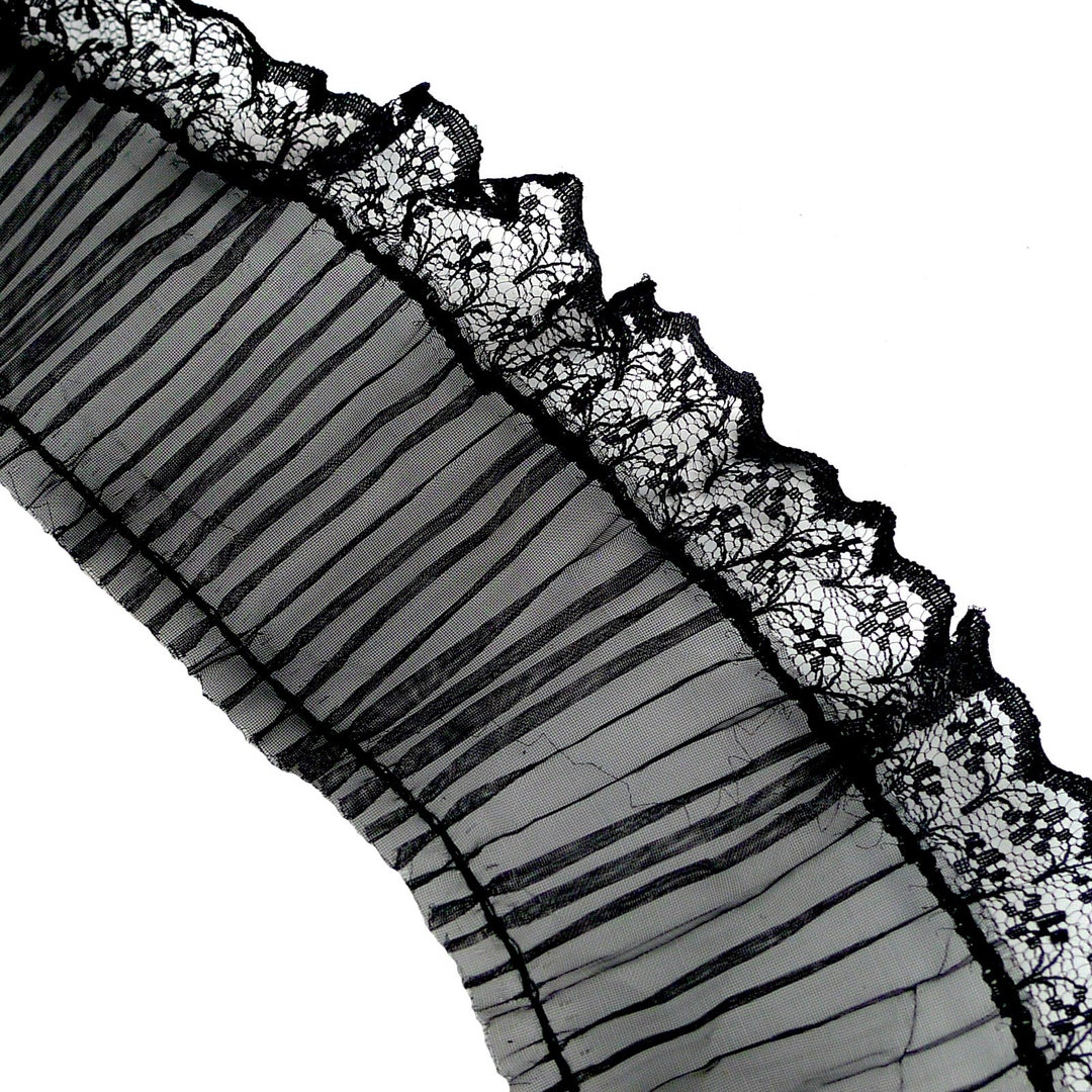 5 Yards Pleated Organza Lace Trim FREE SHIPPING - Etsy