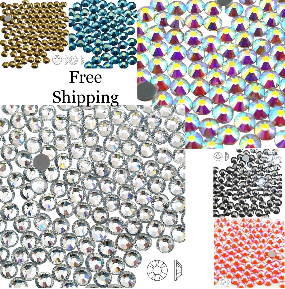 Hot Fix Crystal Rhinestones - FREE Shipping - Etsy