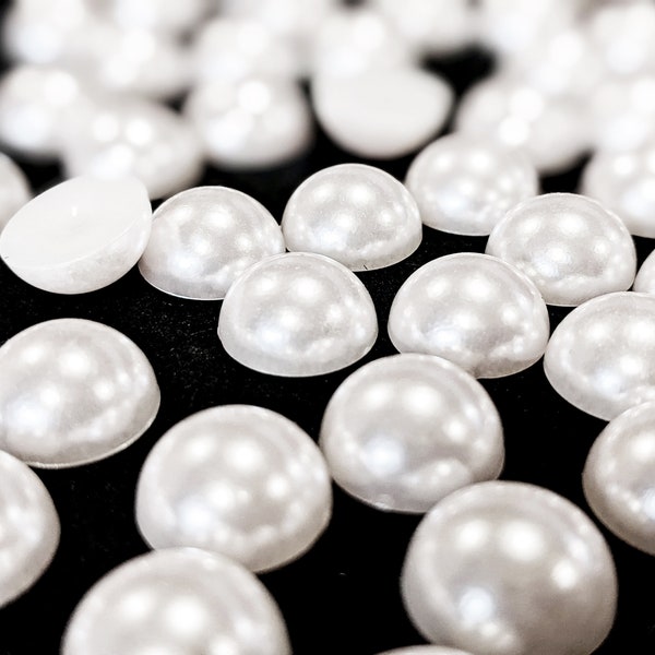 Flat Back Pearls - Etsy