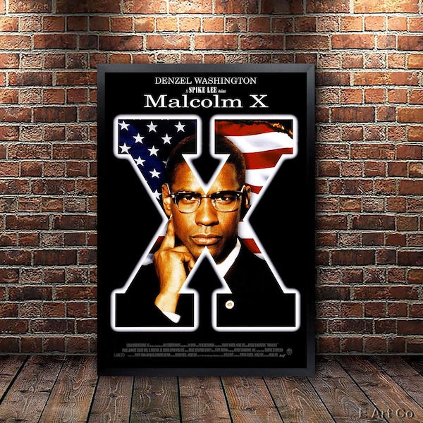 Malcolm X Movie Poster - Etsy