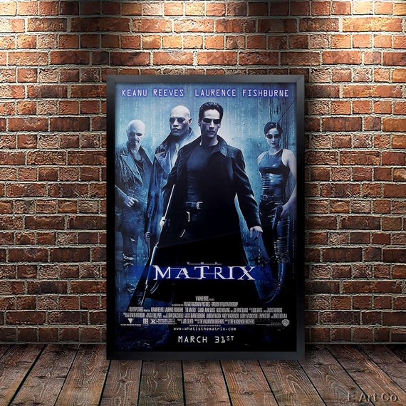The Matrix Movie Poster Framed and Ready to Hang. | Etsy