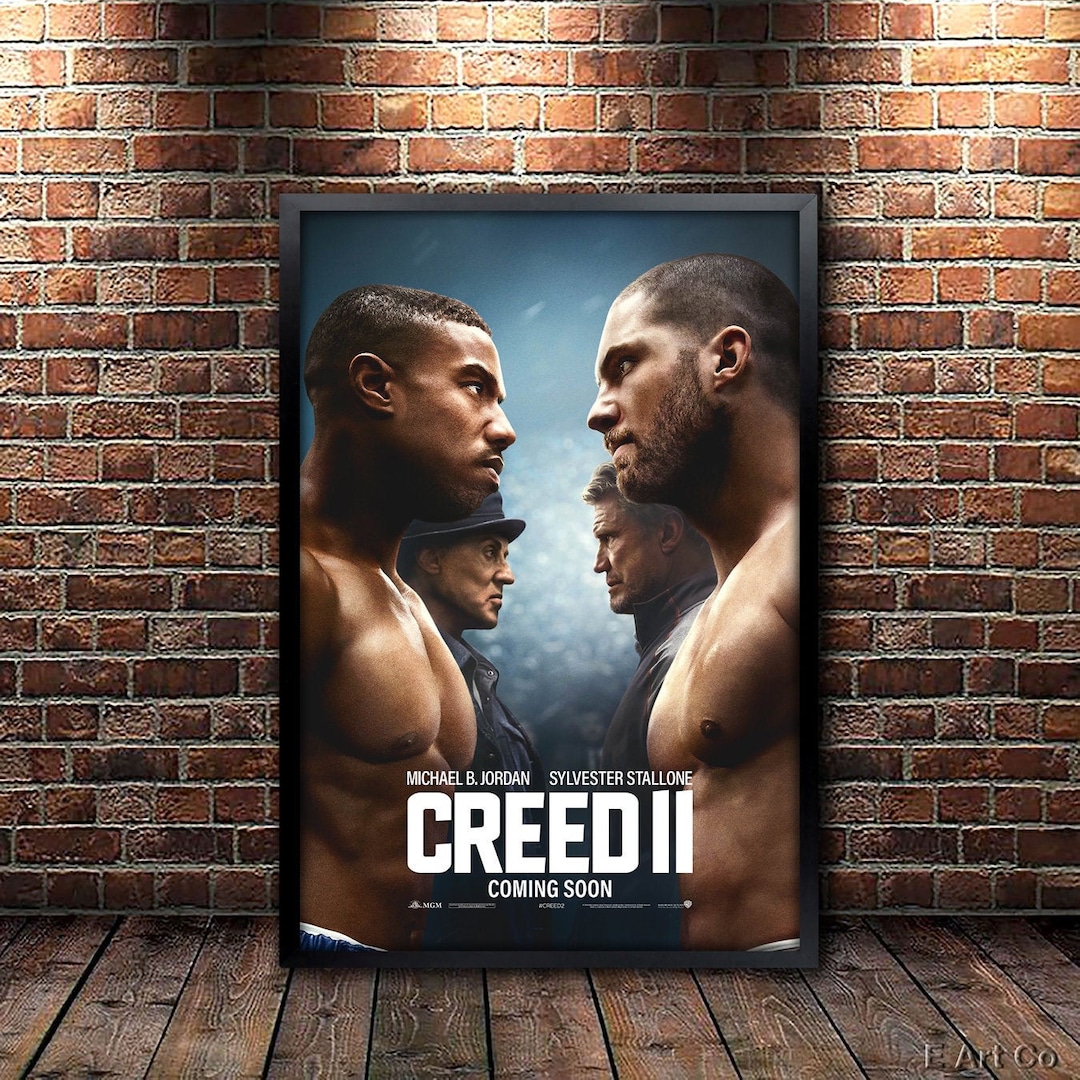 Creed II Movie Poster Framed and Ready to Hang. - Etsy